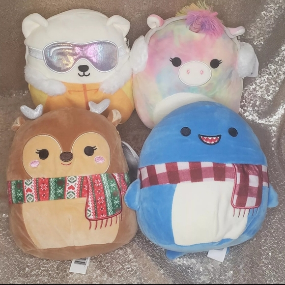 Squishmallows | Toys | Nwt Squishmallows 8 Darla Deer Esmeralda Unicorn ...